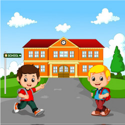 Kids Going Home Vector Images (over 230)