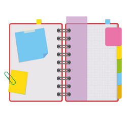 Notepad Royalty Free Vector Image - VectorStock