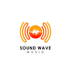 3d dynamic sound wave radio frequency modulation Vector Image