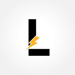 Lightning Bolt Letter L Vector Images (83)