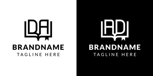 Letter dd book logo suitable for business related Vector Image