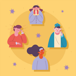 Sick People Vector Images (over 40,000)