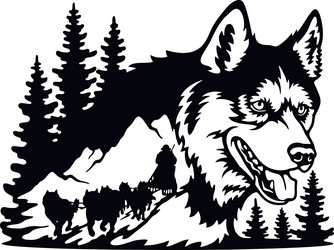 Wolf Pack Vector Images (over 500)
