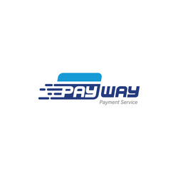 Fast pay digital electronic transaction logo Vector Image
