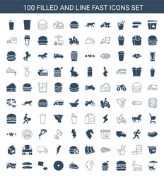 33 fast icons Royalty Free Vector Image - VectorStock