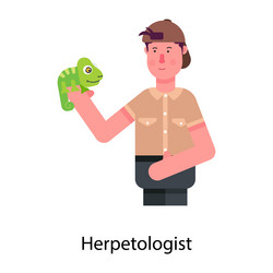 Ornithologist Royalty Free Vector Image - VectorStock