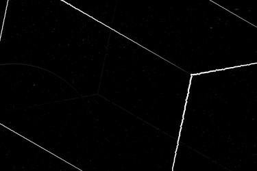 3d cuboid on a black background Royalty Free Vector Image