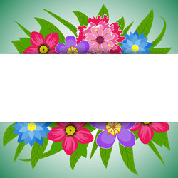 Spring flower background Royalty Free Vector Image