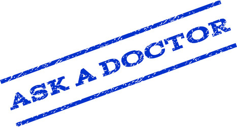 Doctor watermark stamp Royalty Free Vector Image