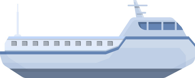Ferry carrier icon cartoon style Royalty Free Vector Image