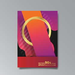 Abstract elegant luxury background gold ring Vector Image