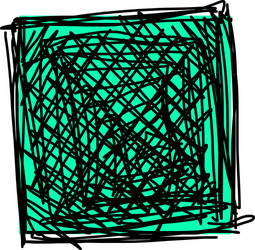 Sketch of square Royalty Free Vector Image - VectorStock