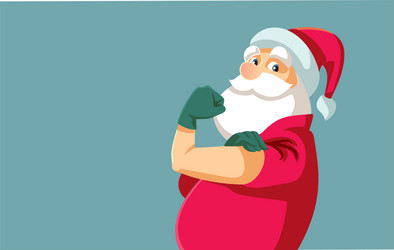 Muscle Santa Vector Images (over 140)