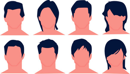 Men Short Hair Vector Images (over 760)