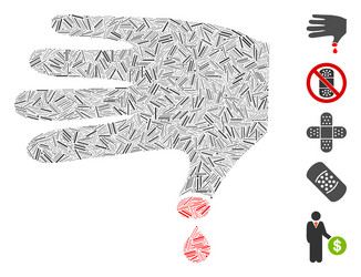 Hand Wound Palm Vector Images (over 250)