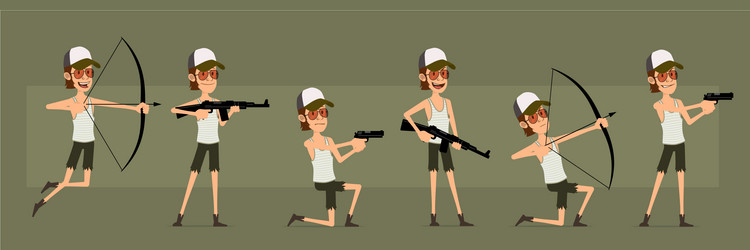 Cartoon Redneck Animal Vector Images (24)