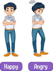 Opposites Flashcards Vector Images (over 530)