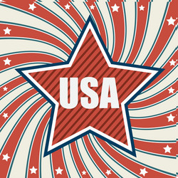 USA Independence Day Ring Royalty Free Vector Image