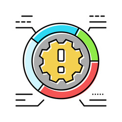 Political factors concept icon Royalty Free Vector Image