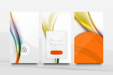 Mobile background ui Royalty Free Vector Image