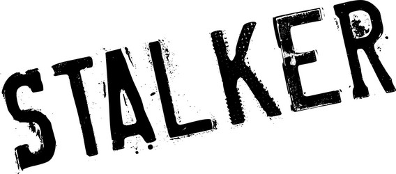 Stalker rubber stamp Royalty Free Vector Image