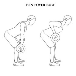 Bent Over Row Vector Images (67)