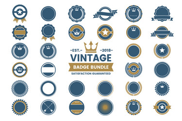 Vintage retro logo for banner Royalty Free Vector Image