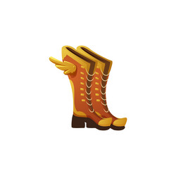 Boots with wings cartoon game element on Vector Image