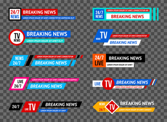 Breaking News Header Template Vector Images (over 610)