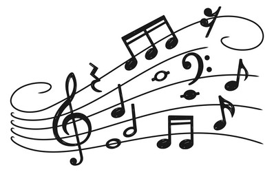 Music note sheet icon staff Royalty Free Vector Image