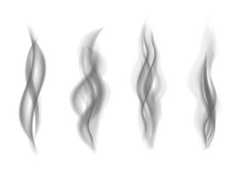 Gray fire smoke texture Royalty Free Vector Image