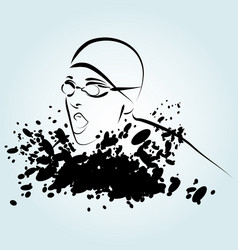 Swimmer Line Drawing Vector Images (over 480)