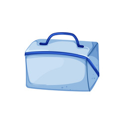Bag cosmetic pouch cartoon Royalty Free Vector Image