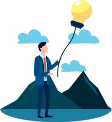 Successful businessman avatar cartoon Royalty Free Vector