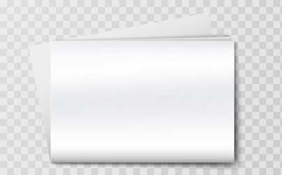 Newspaper pages template news paper headline Vector Image