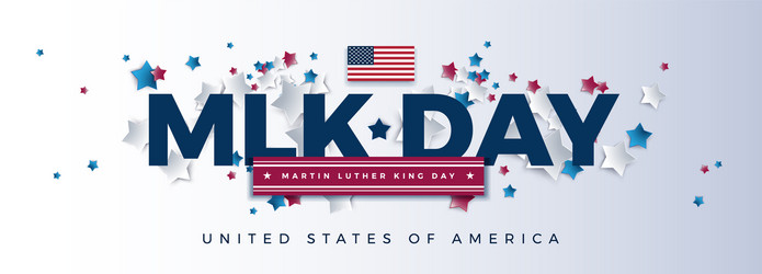 Martin luther king mlk day Royalty Free Vector Image