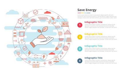 Lng concept for infographic template banner Vector Image