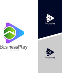 Play house logo design template icon Royalty Free Vector