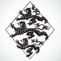 Three Lions Vector Images (over 280)