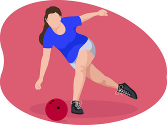 Male bowler Royalty Free Vector Image - VectorStock