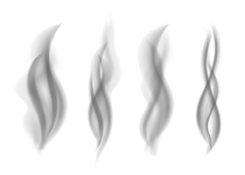Gray fire smoke texture Royalty Free Vector Image