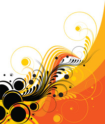 Retro abstract silhouettes Royalty Free Vector Image