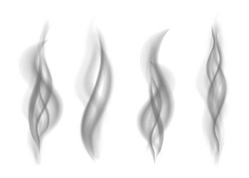 Gray fire smoke texture Royalty Free Vector Image