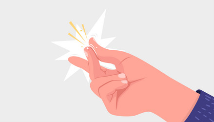 Cartoon Person Snapping Fingers