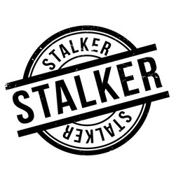 Stalker rubber stamp Royalty Free Vector Image