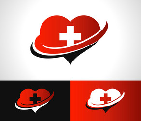 Heart dating logo icon Royalty Free Vector Image