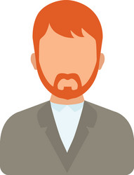 Men faceless profile Royalty Free Vector Image
