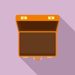 Open suitcase icon outline style Royalty Free Vector Image