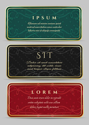 Vintage baroque victorian card floral Royalty Free Vector