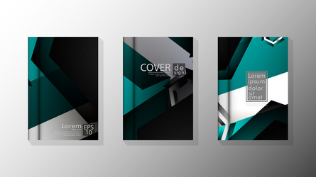 Collection book cover backgrounds Royalty Free Vector Image